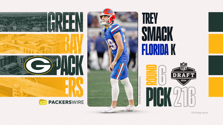 Packers trade up to take K Trey Smack in sixth round of 2026 draft