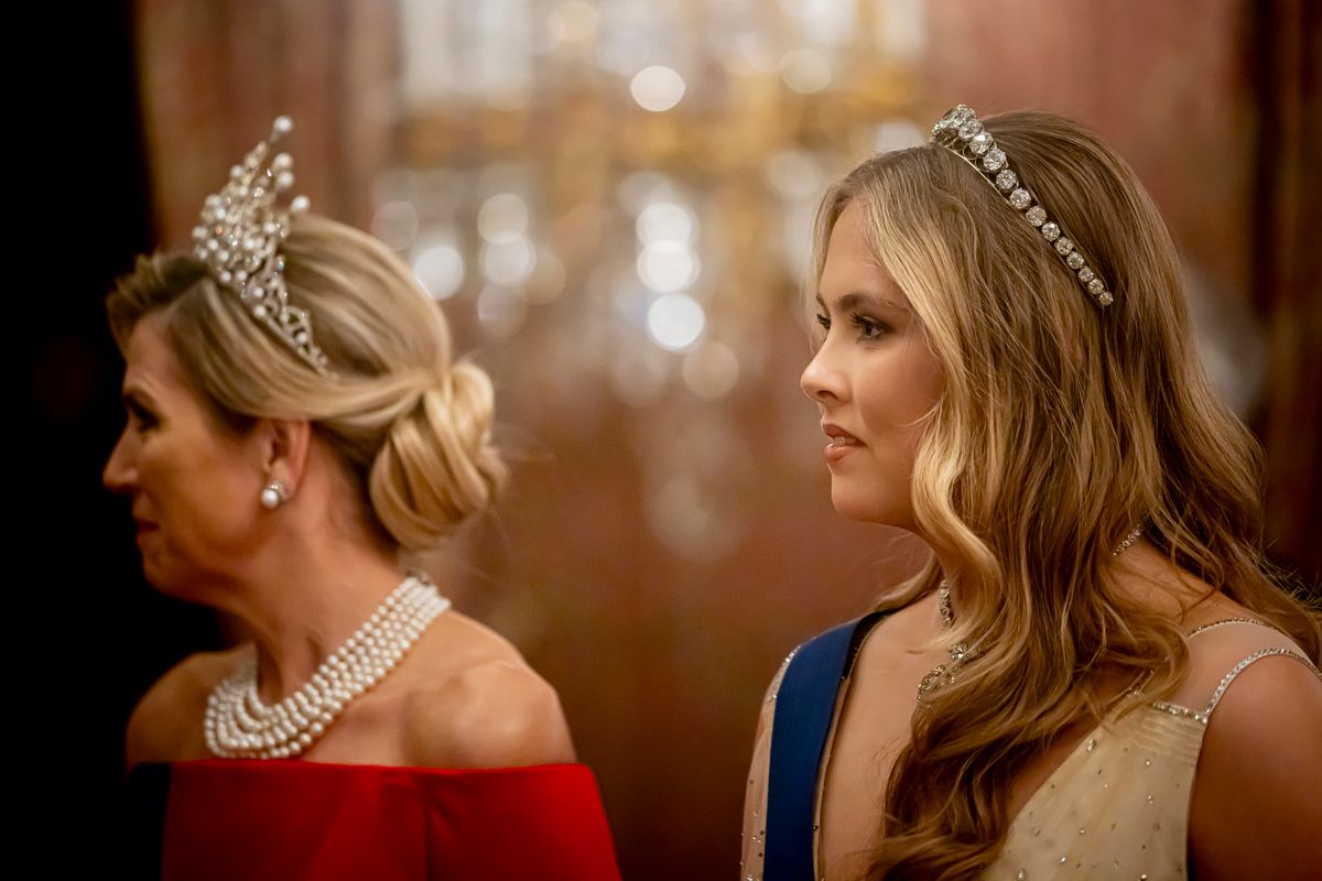 Queen Máxima and Princess Amalia share historic Dutch tiaras and family ...