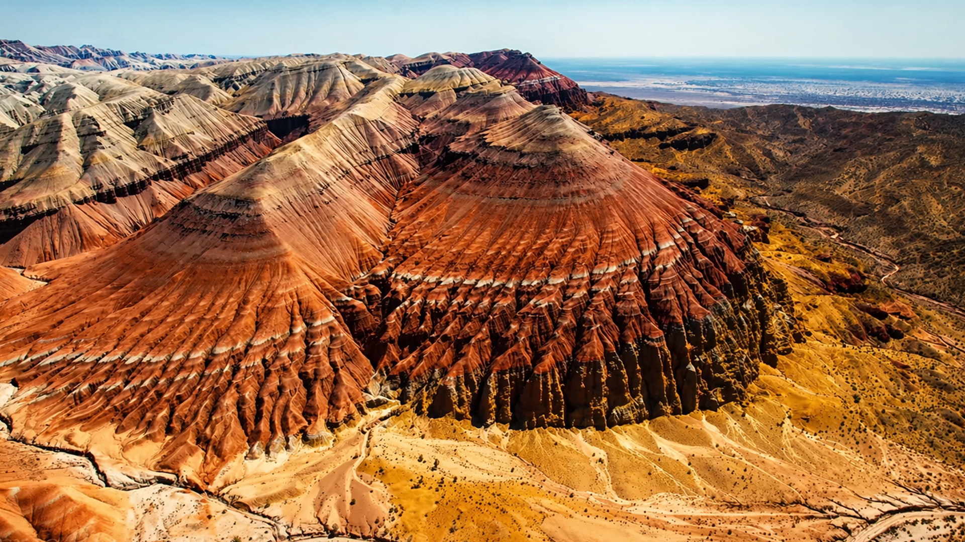 How did nature create these hills?