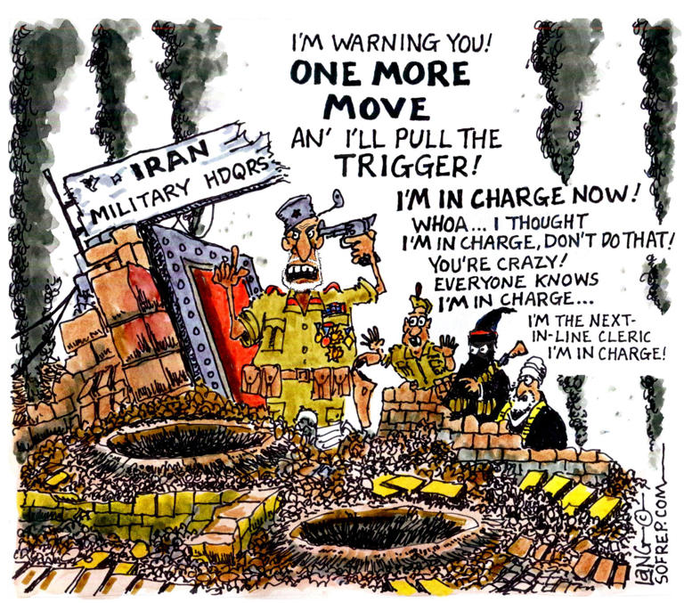 SOFREP cartoon: Iran’s command meltdown