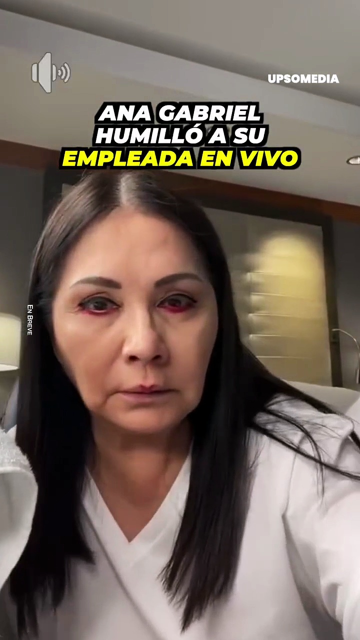 Reviven video de Ana Gabriel donde regaña a su empleada en vivo