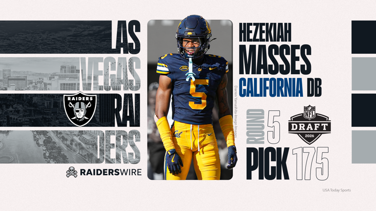 Details on Raiders 5th round CB Hezekiah Masses' 4-year deal