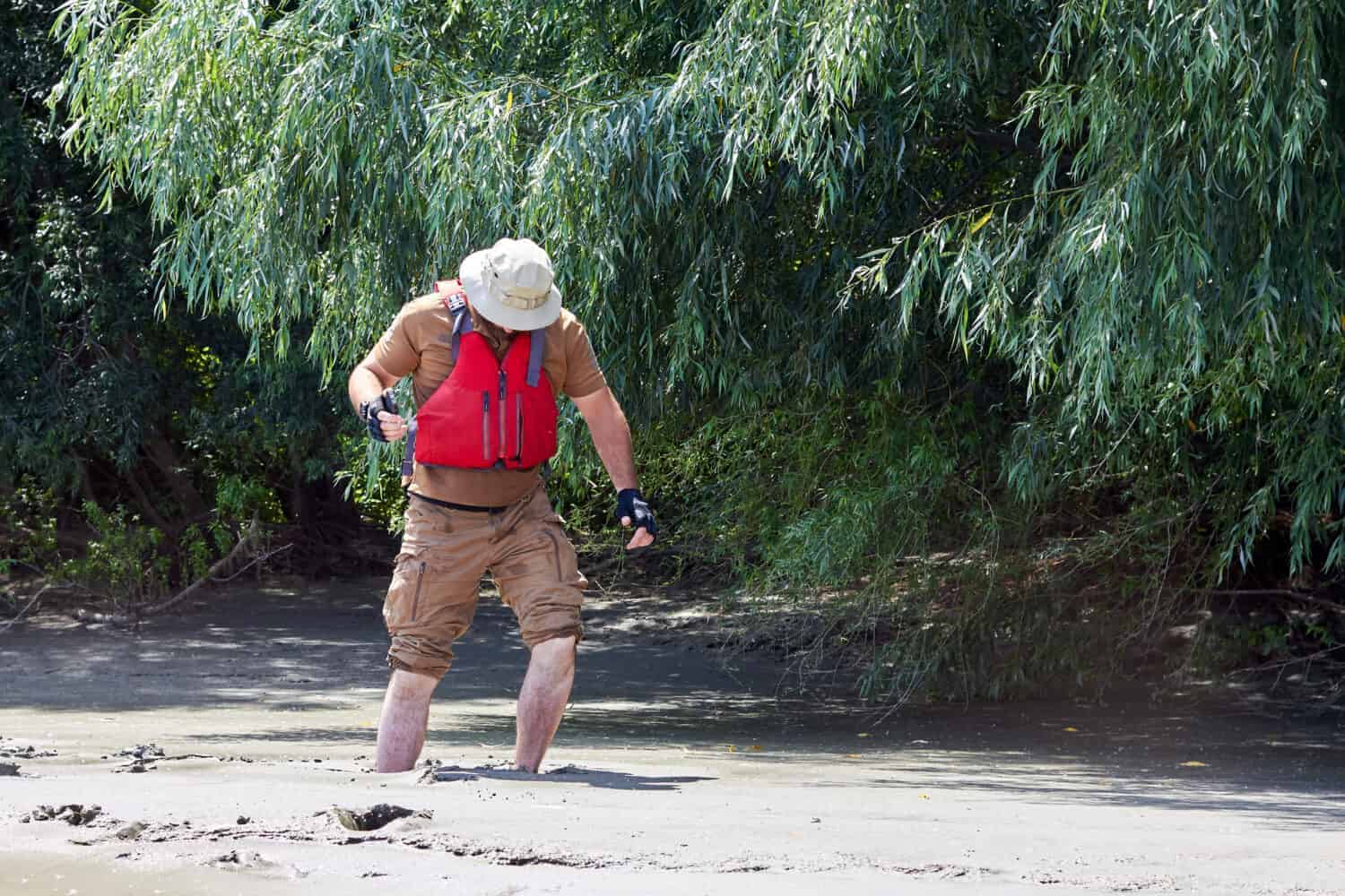 Places where quicksand is most likely to be found
