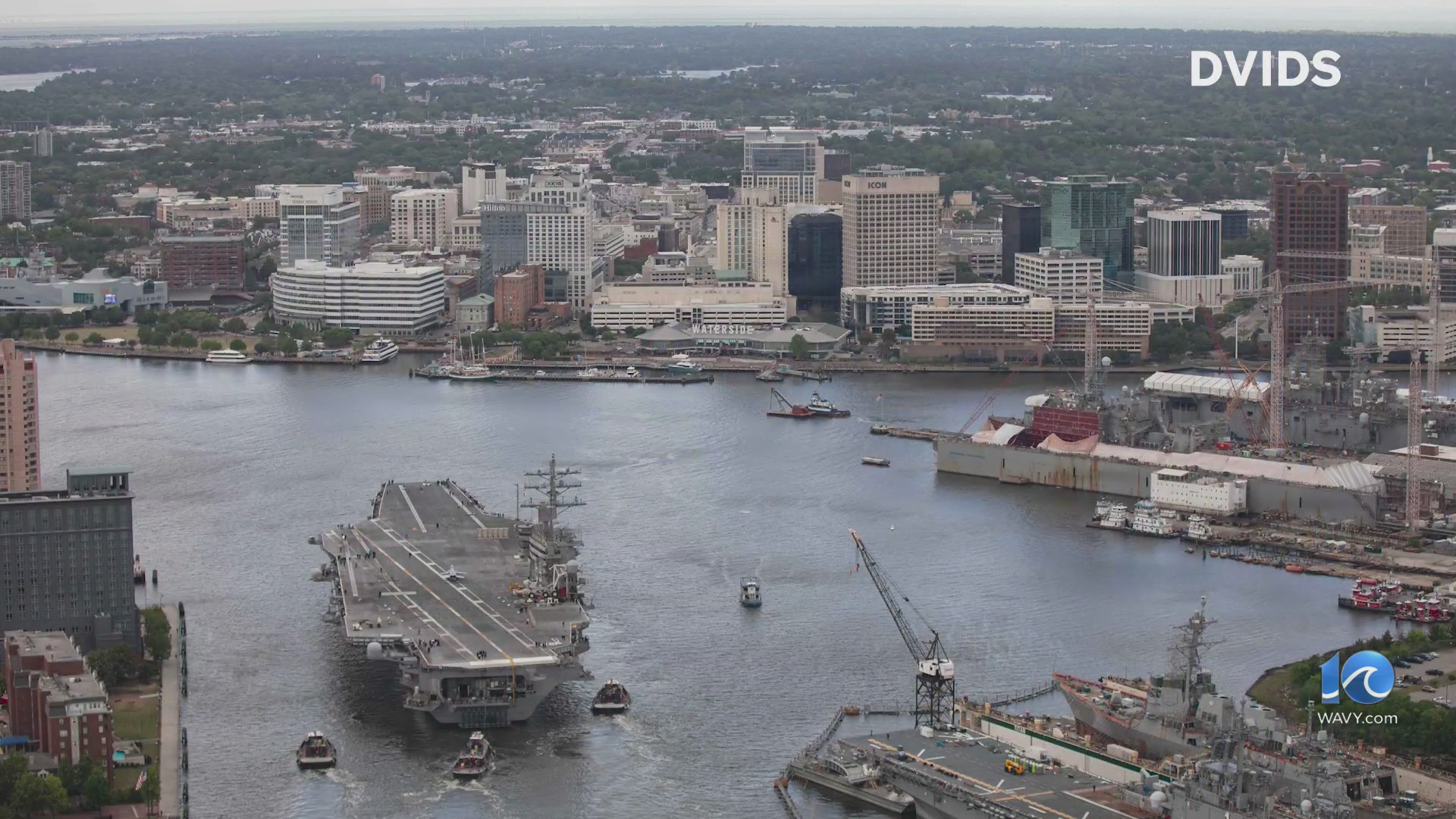 USS Dwight D Eisenhower completes PIA at Norfolk Naval Shipyard