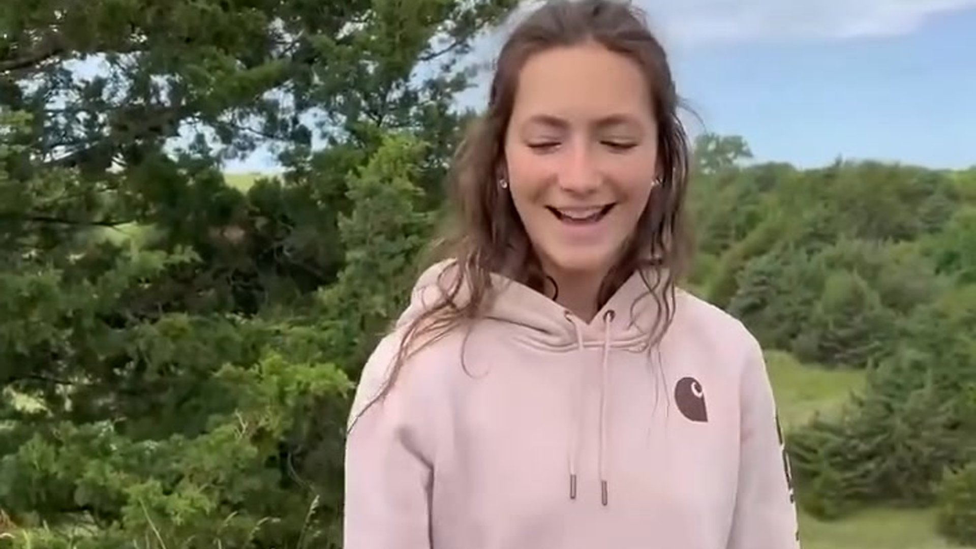 Tracking a bull in the trees