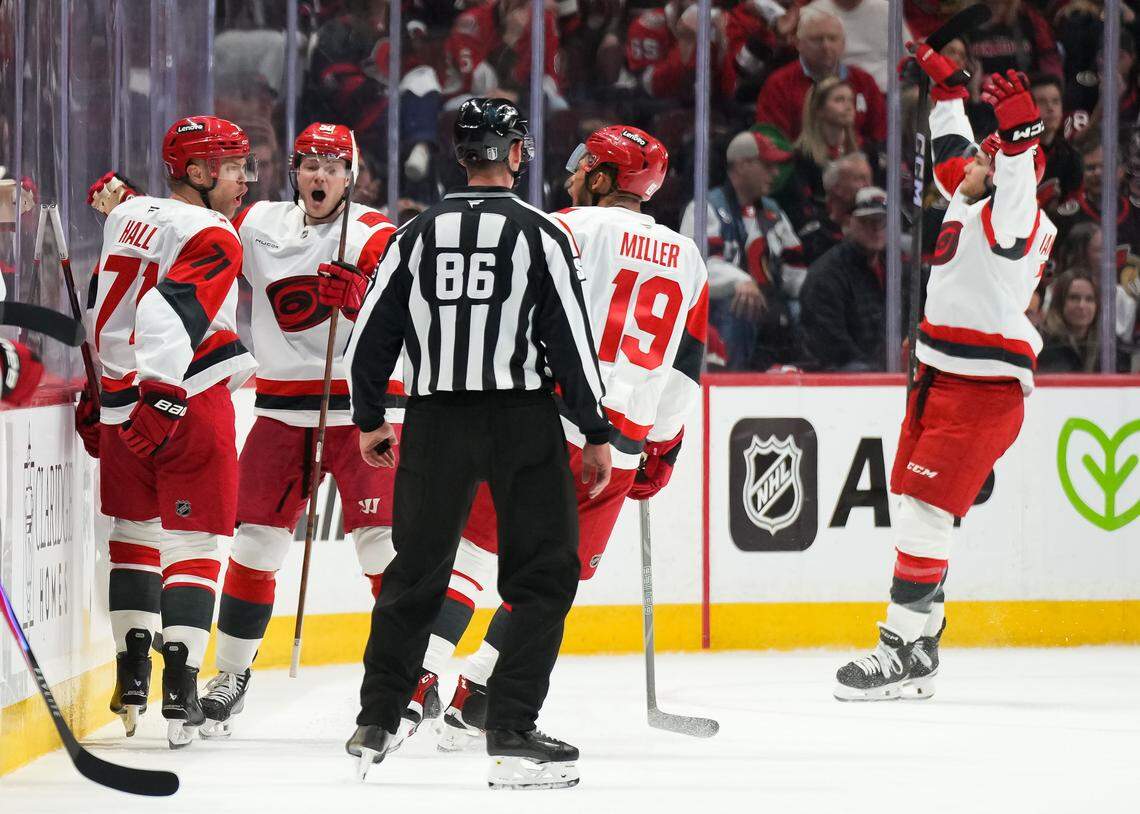 Hurricanes survive Ottawa's desperate push, sweep Senators from 2026 ...