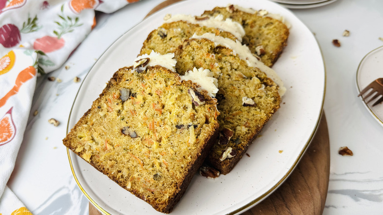 Brown butter carrot pound cake recipe