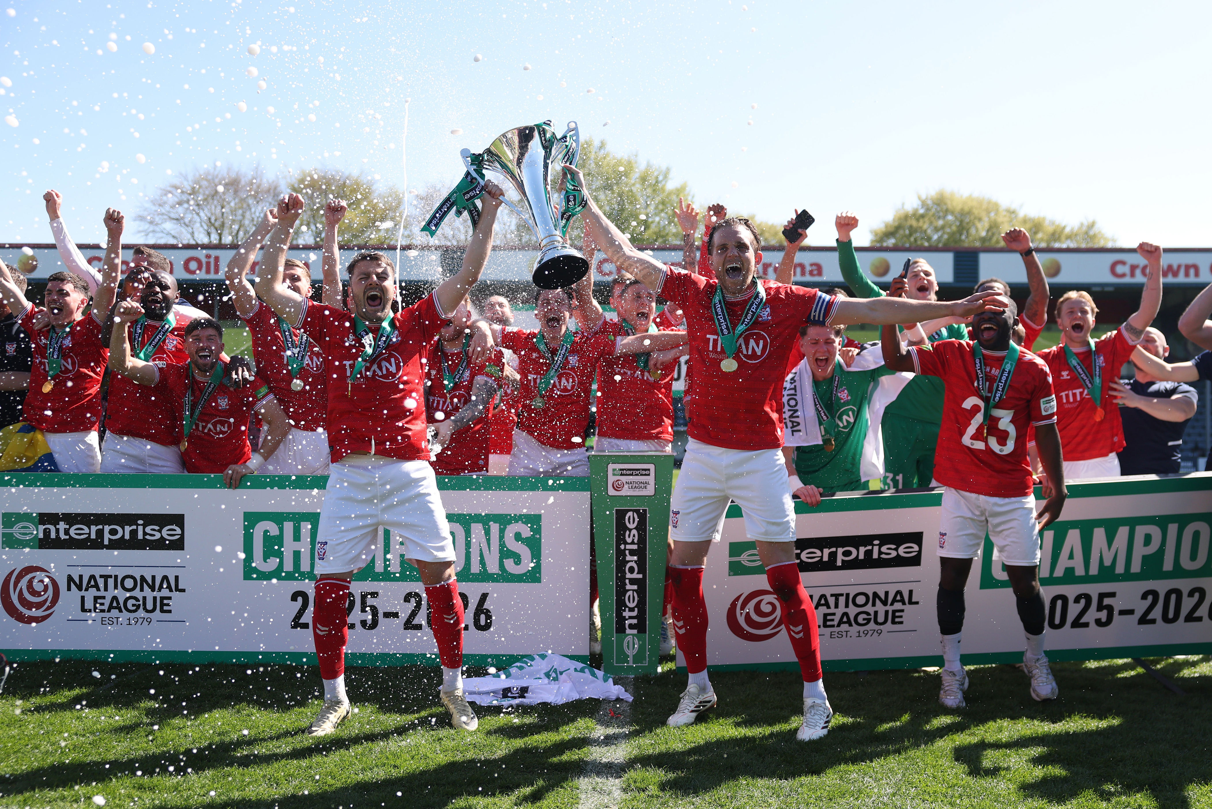 How York broke Rochdale hearts in eight minutes of title-winning chaos