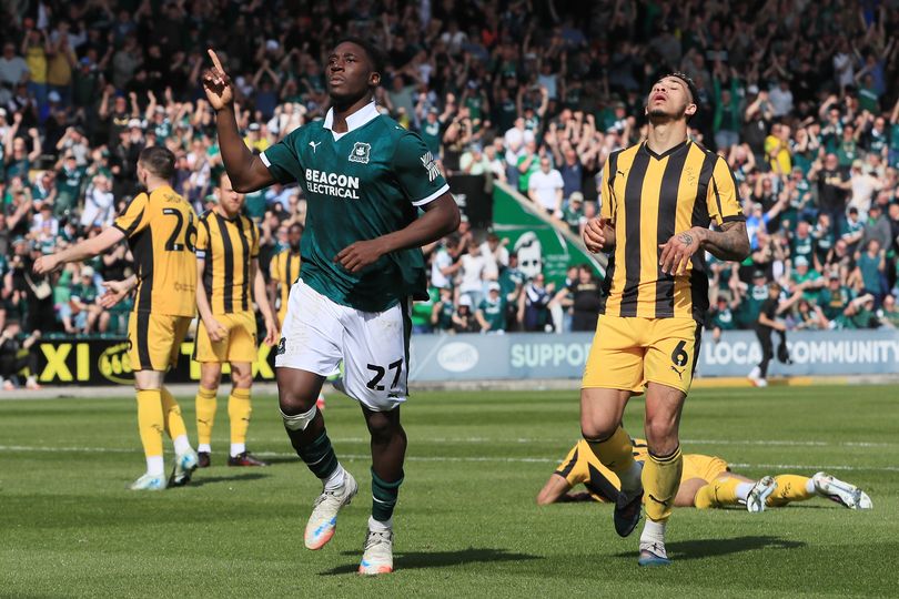 Plymouth Argyle taking play-off race to the wire after Port Vale win