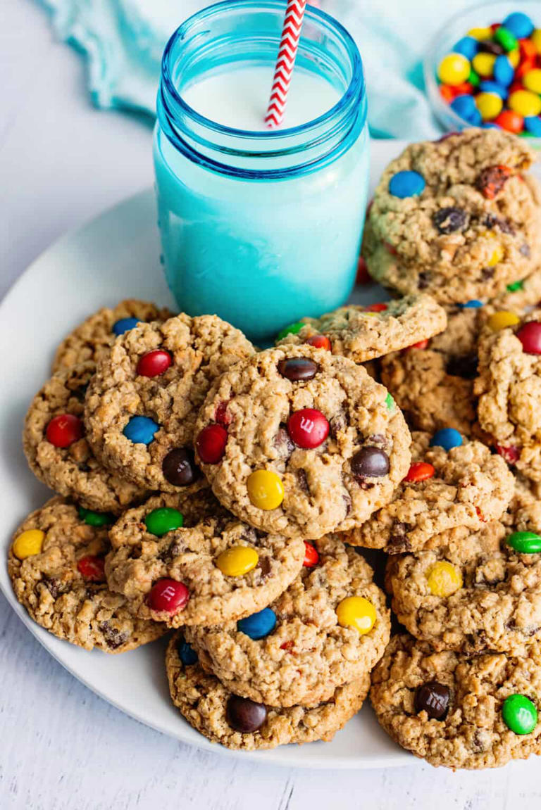 These monster cookies are so good, one batch is never enough