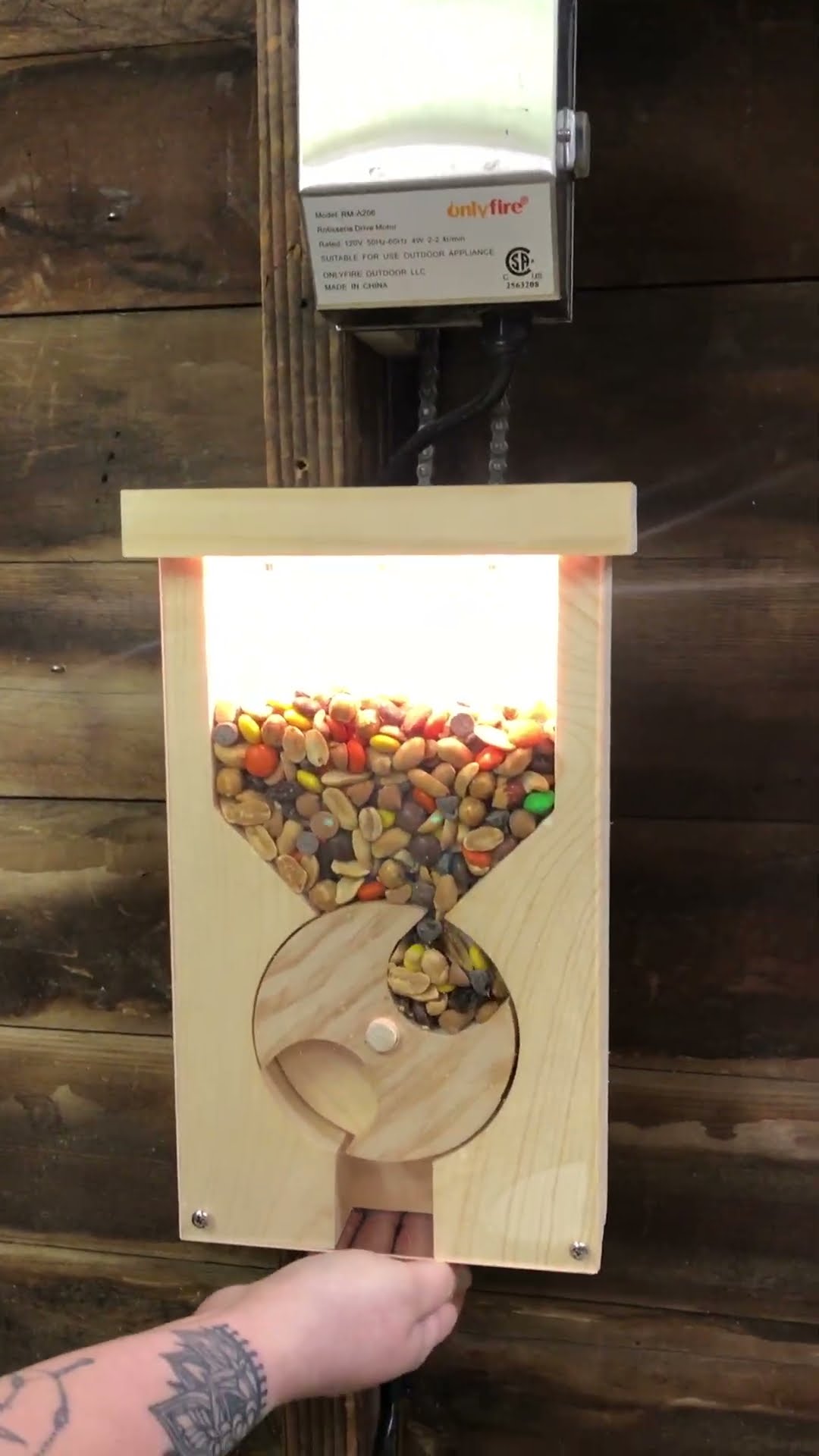 Bottle cap drop