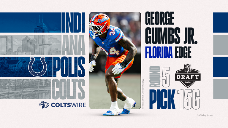 Florida EDGE George Gumbs Jr. selected by Colts in 2026 NFL Draft