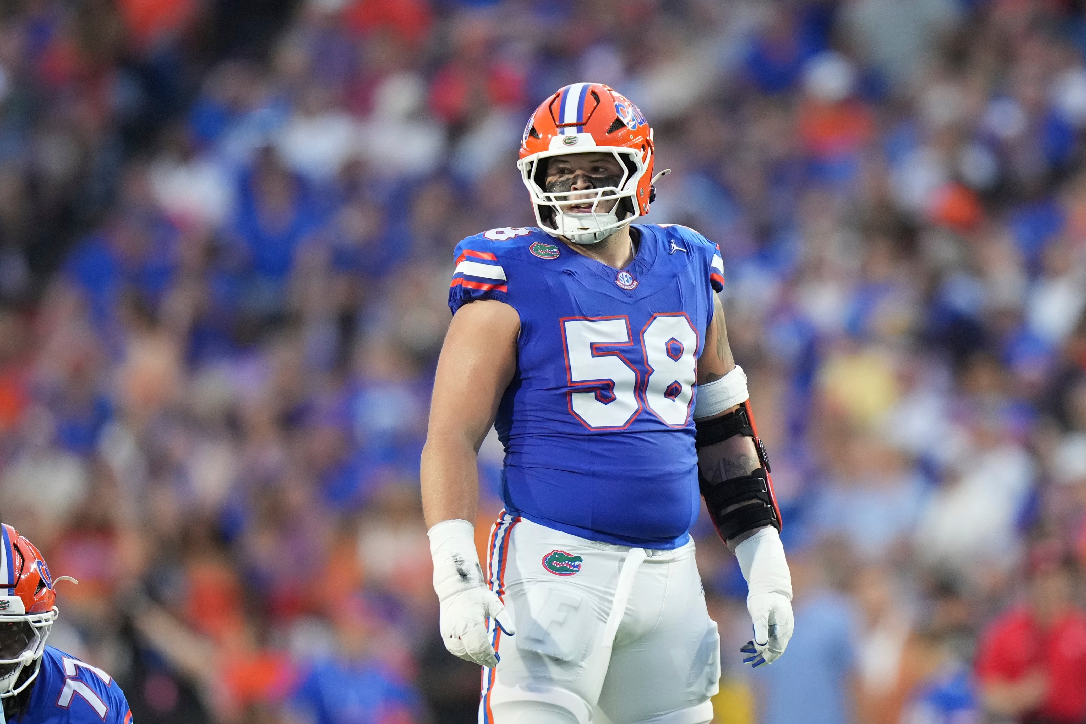 Brown’s draft offensive tackle Austin Barber from University of Florida