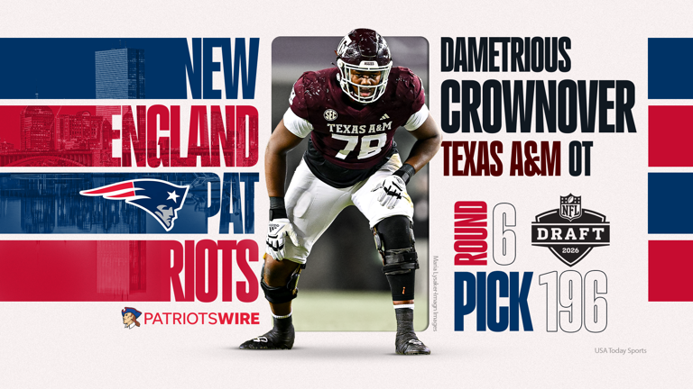 Patriots select OT Dametrious Crownover with No. 196 overall pick
