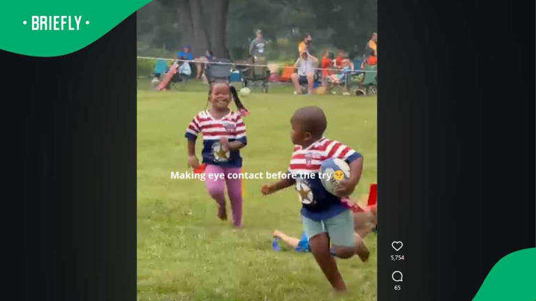 Mum, are you watching?: Durban North toddler playing rugby melts hearts ...