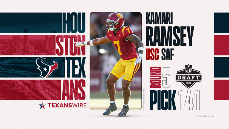 Texans find incredible value with addition of USC DB Kamari Ramsey at ...