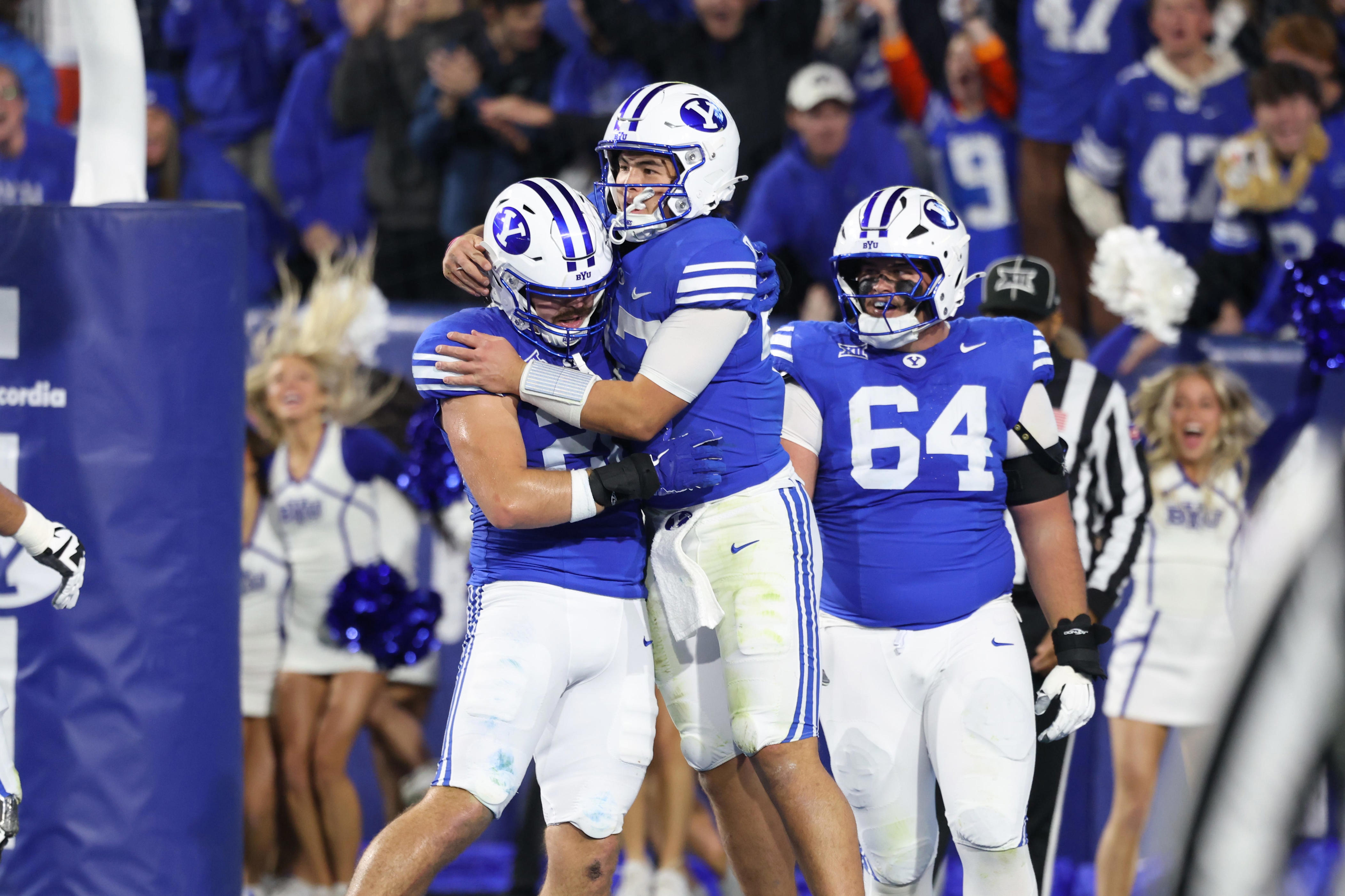 BYU offensive linemen love playing for skill-position teammates