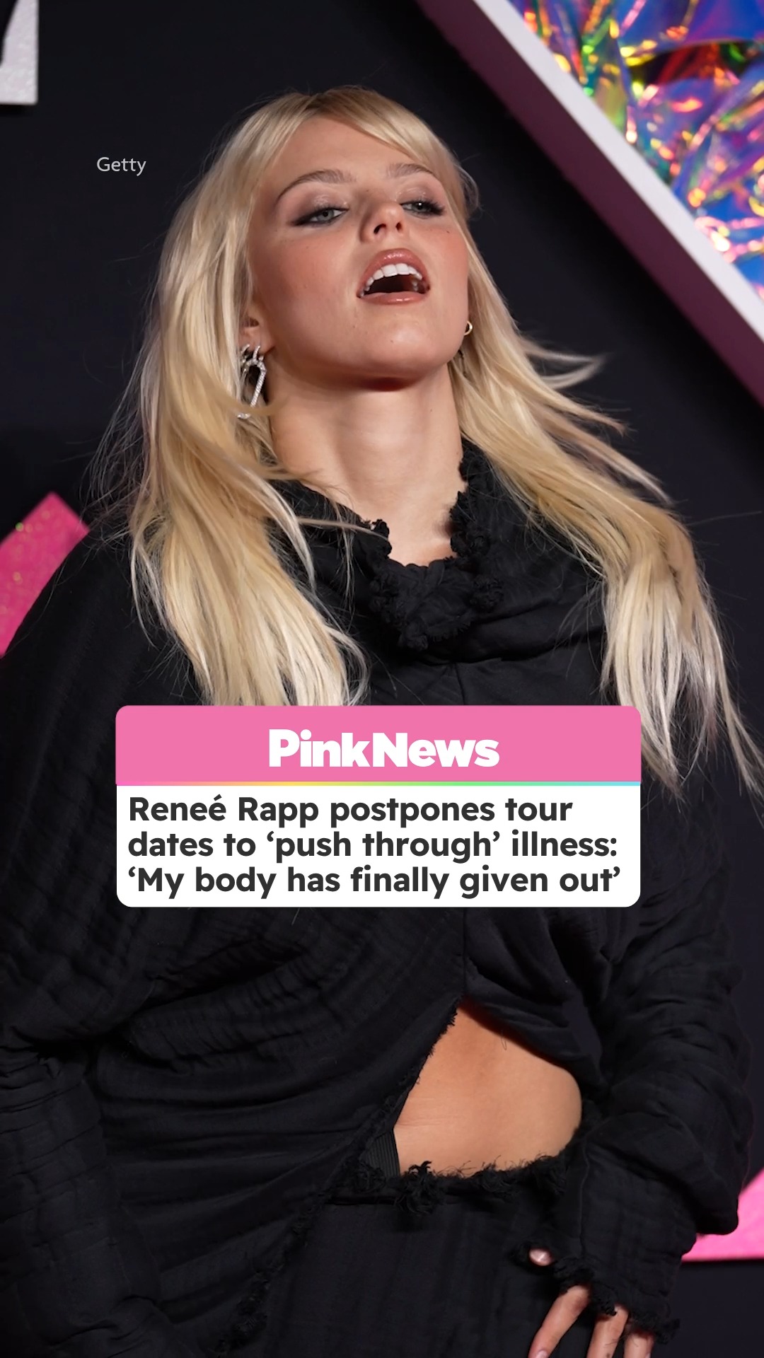 Reneé Rapp postpones tour dates due to illness, needs vocal rest