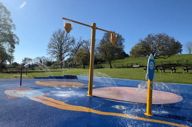 Splash pad now open for the summer and welcoming visitors