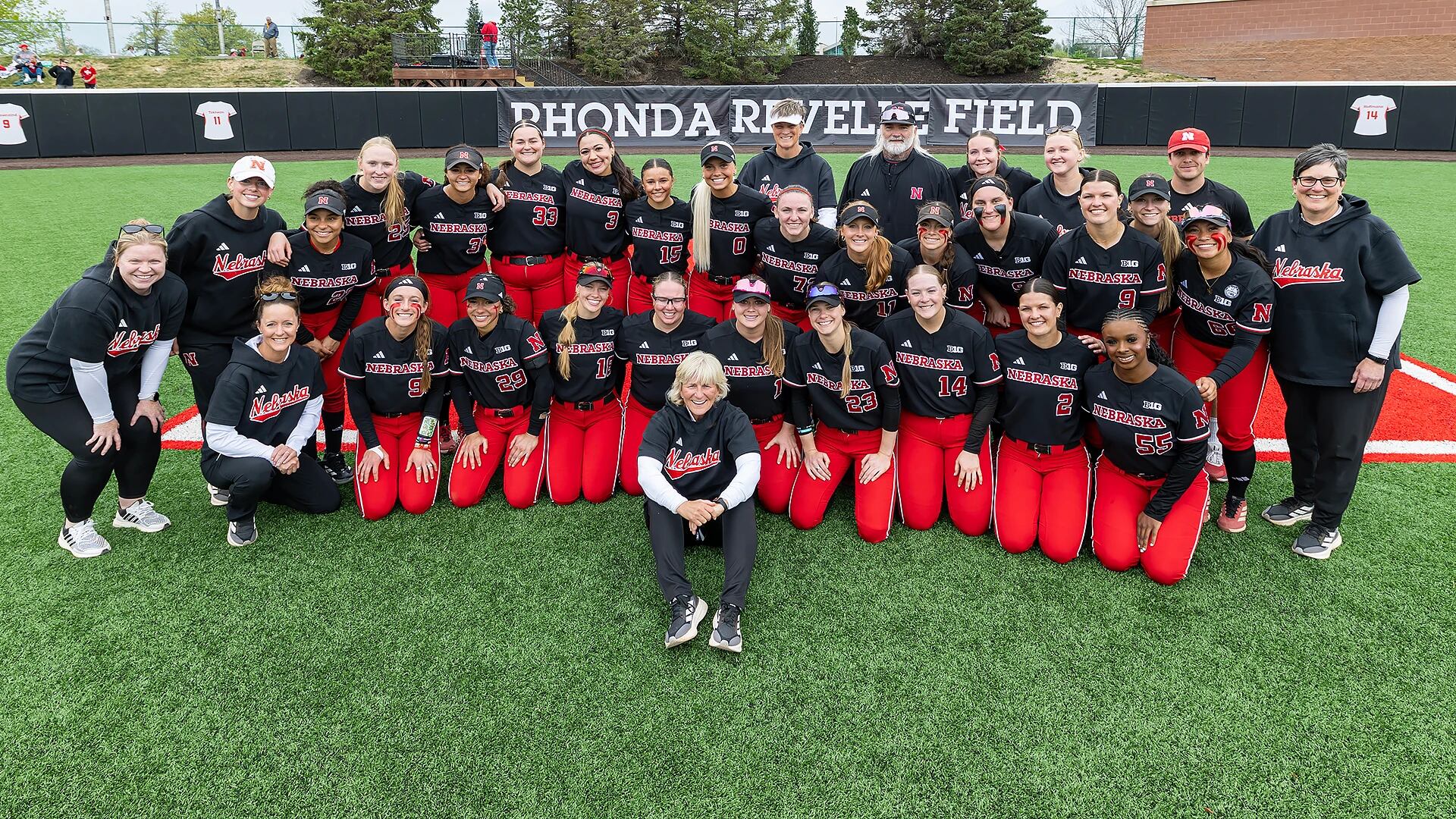 Nebraska names Rhonda Revelle Field after senior day win