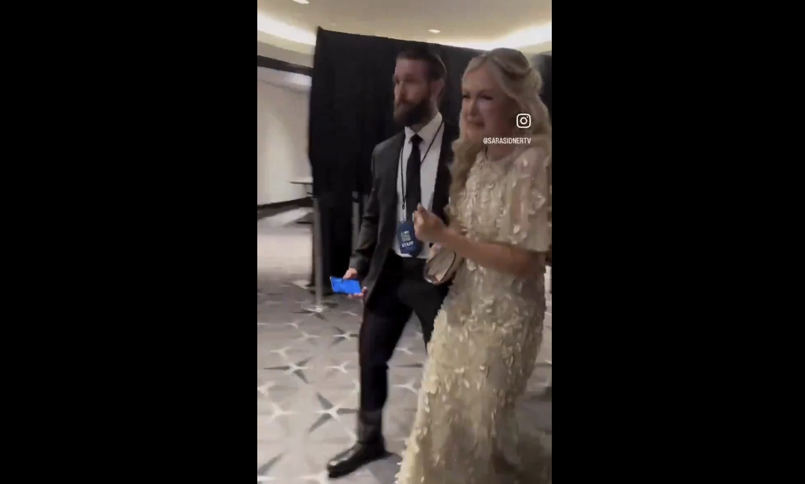 Devastated Erika Kirk ushered out of WHCA dinner after shooting