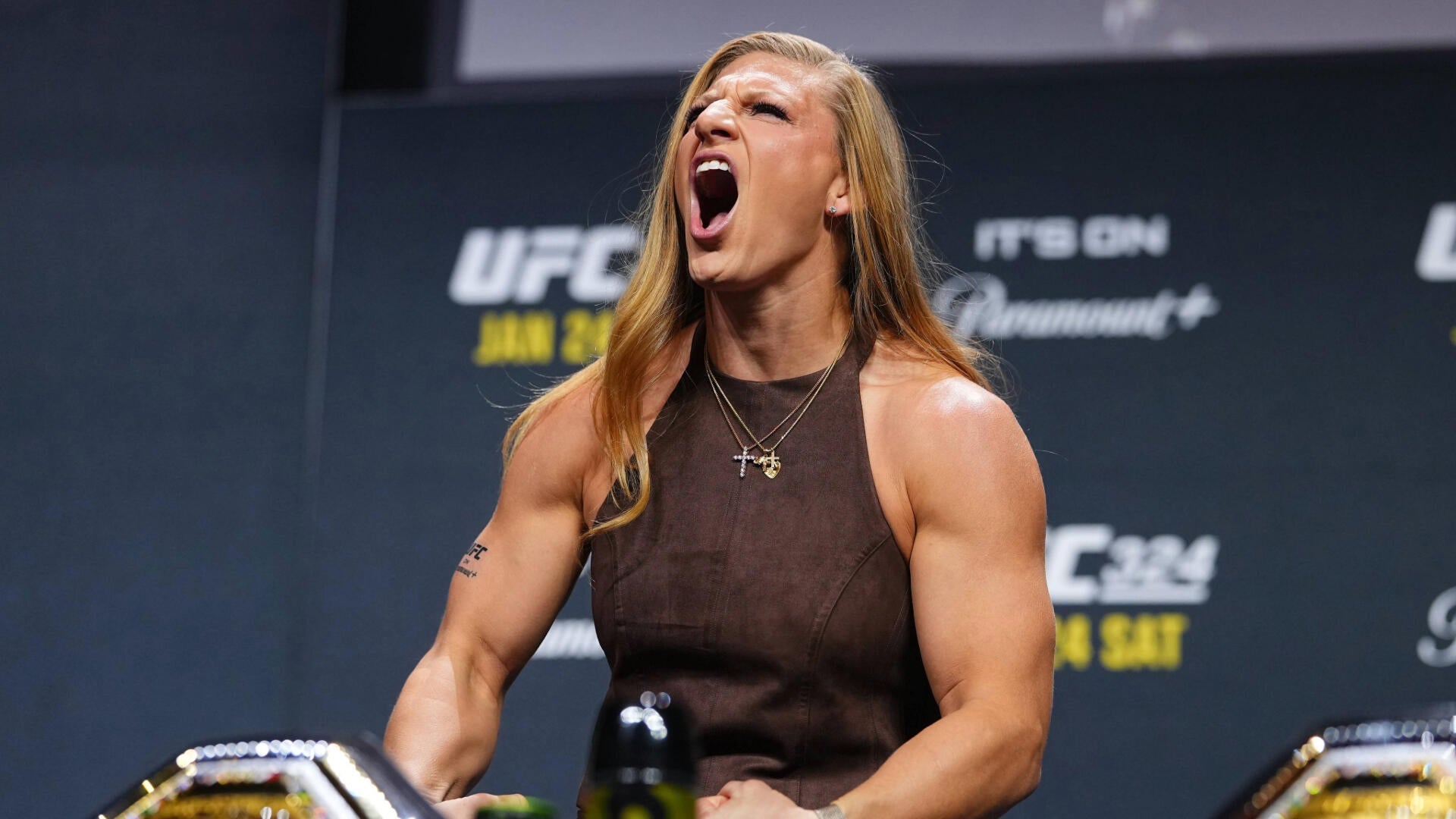 UFC women's bantamweight champion Kayla Harrison proclaims 'I'm back ...