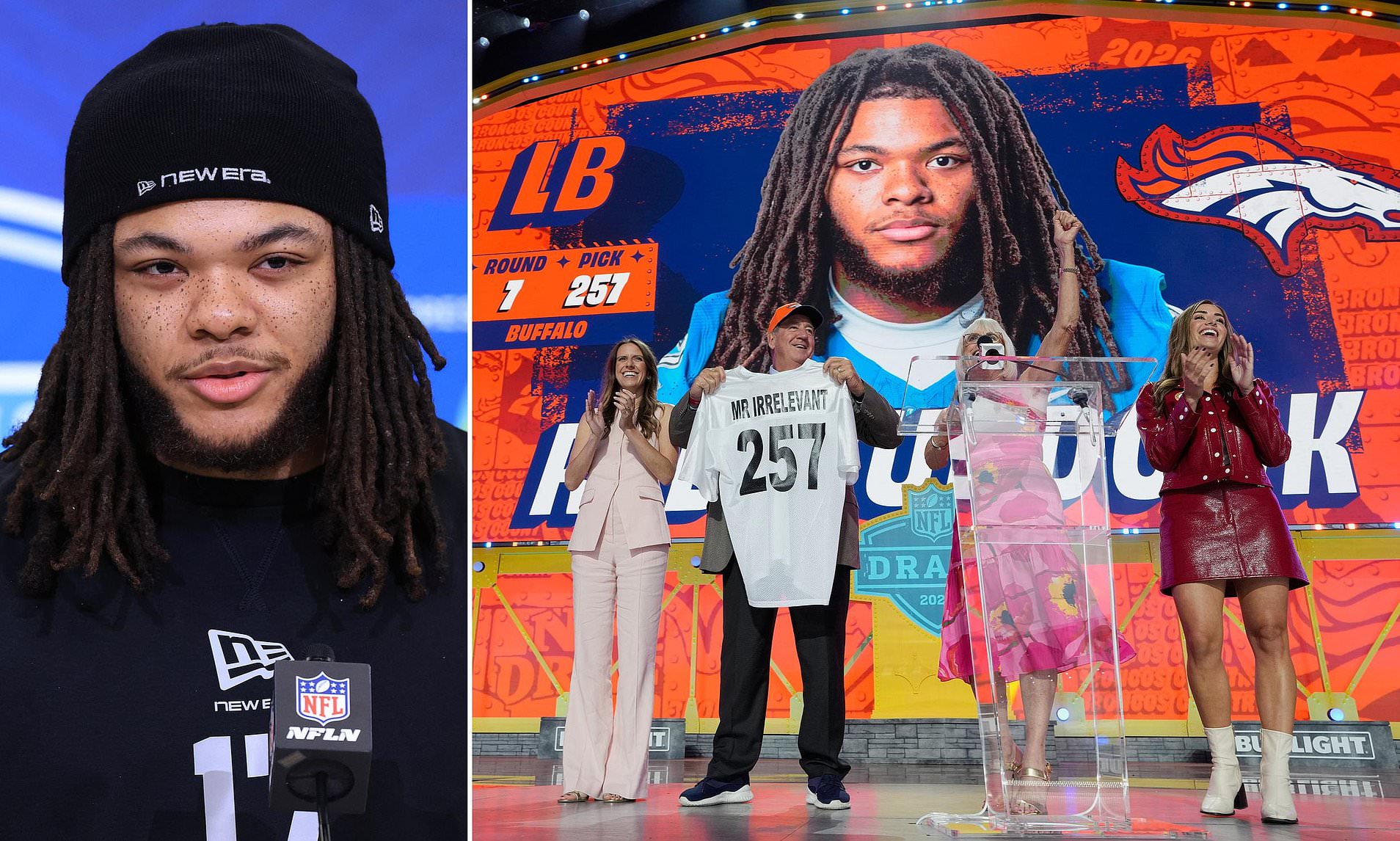 NFL's brutal 'Mr. Irrelevant' title given to new Broncos star after he ...