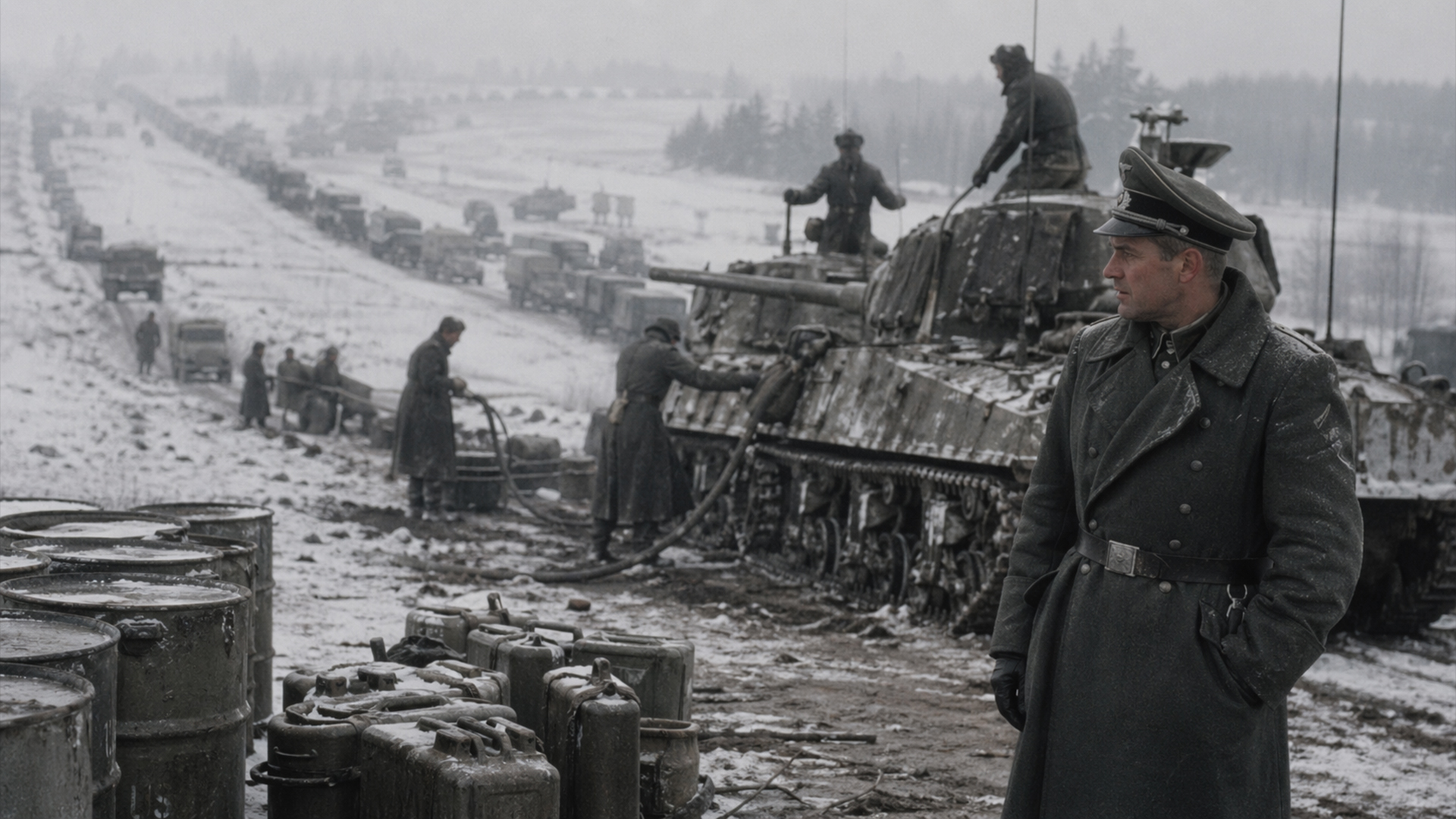 German colonel captured 50,000 gallons of US fuel and realized Germany ...