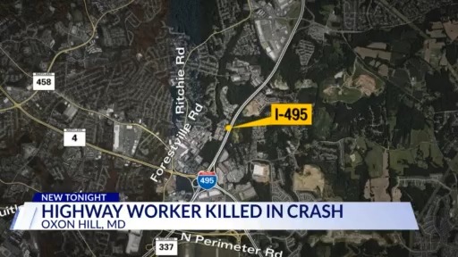 Highway worker killed in 2-vehicle crash while setting up cones on I ...