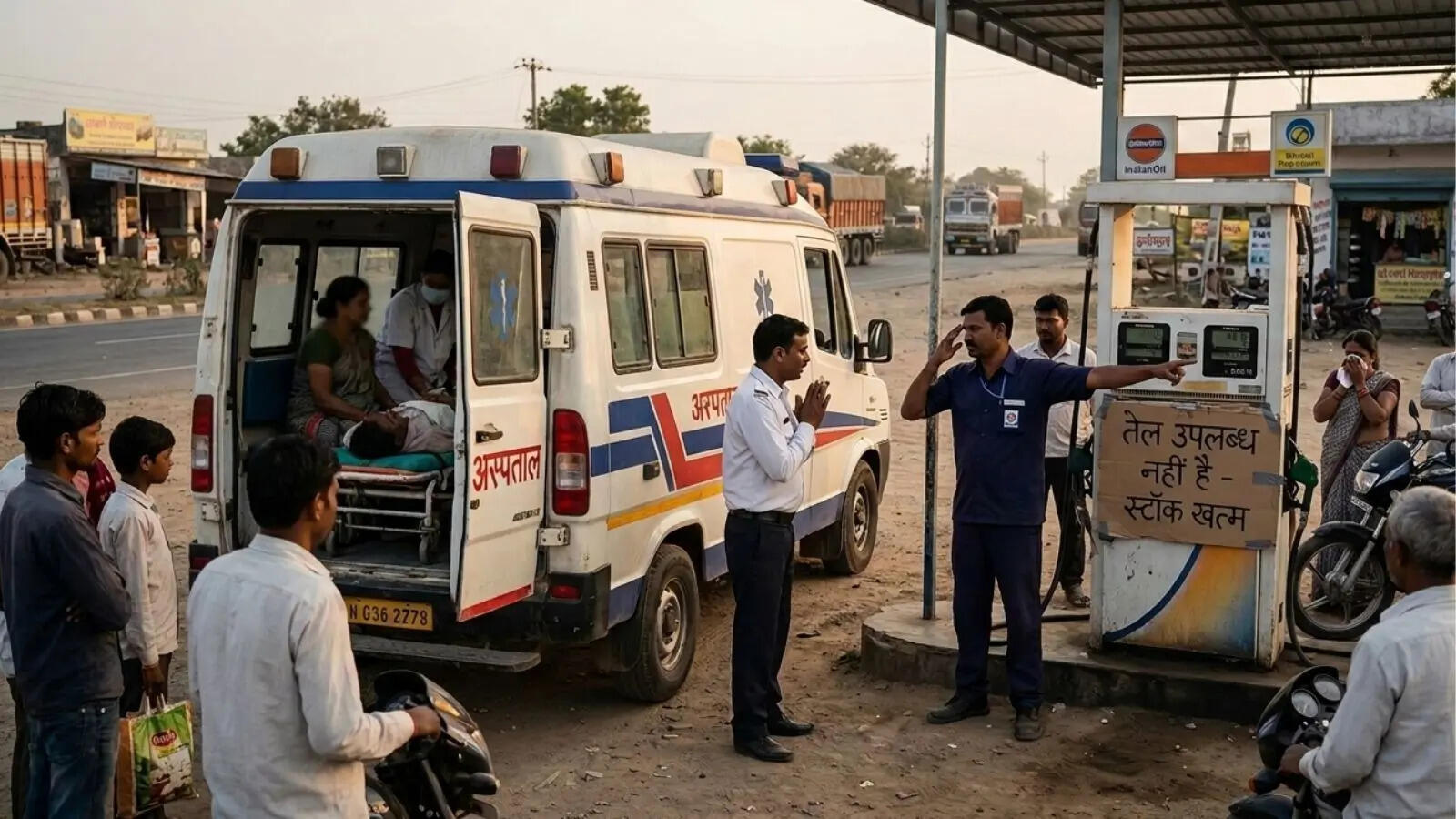 एंबुलेंस को नहीं मिला पेट्रोल, मरीज ने तोड़ा दम, पंप पर कार्रवाई के आदेश