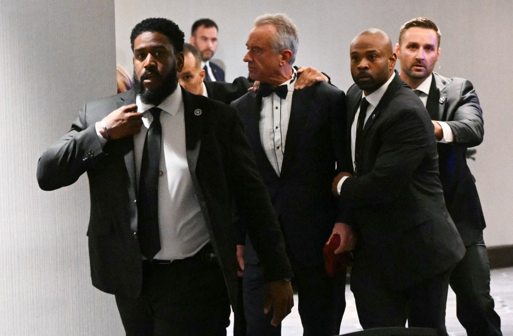 Trump rushed out of White House Correspondents’ Dinner after shots ...