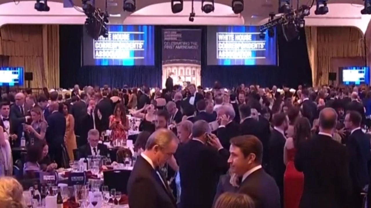 Details from inside correspondents' dinner after Trump evacuation ...
