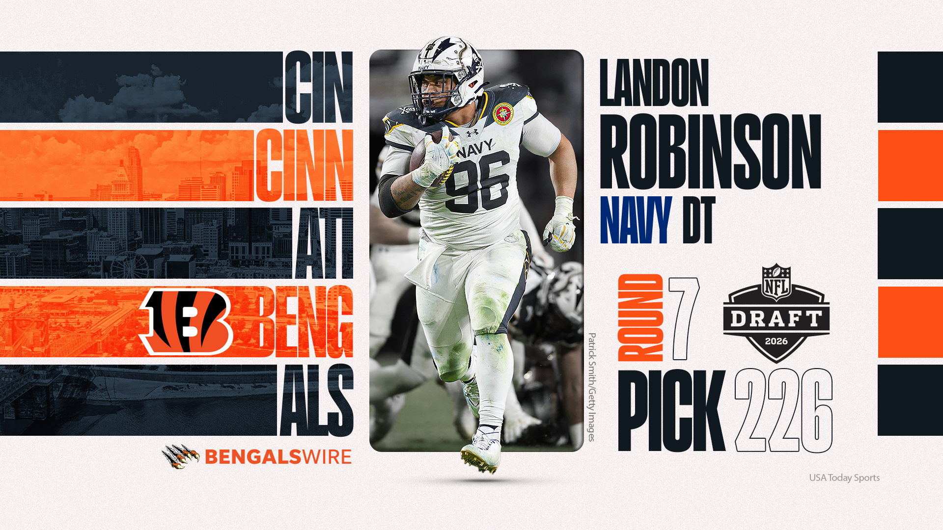 Bengals take TE from Texas, DT from Navy in seventh round of NFL draft