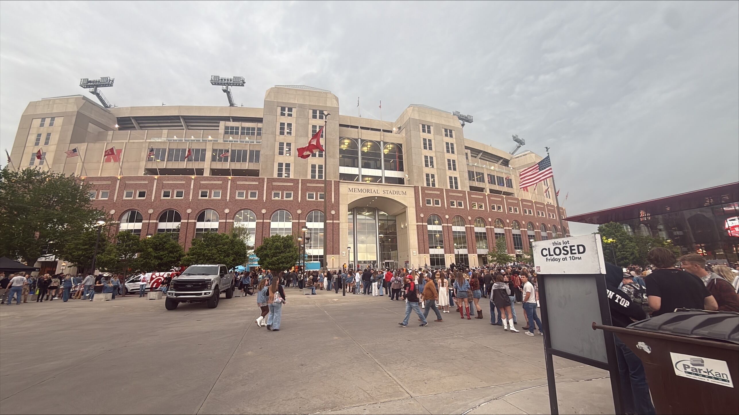 Doors open for Zach Bryan concert at Memorial Stadium following three ...