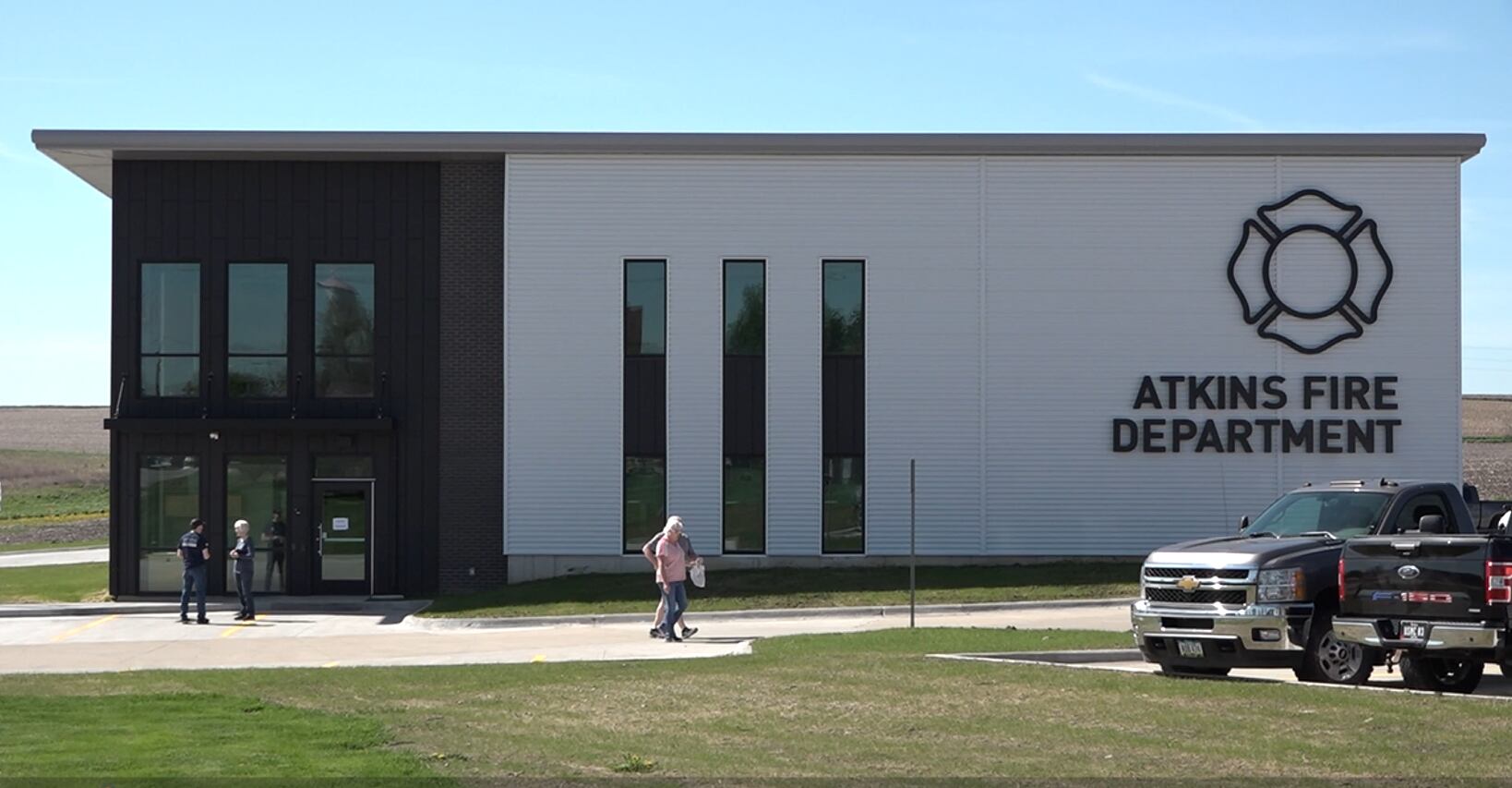 Atkins fire station rebuilt after derecho