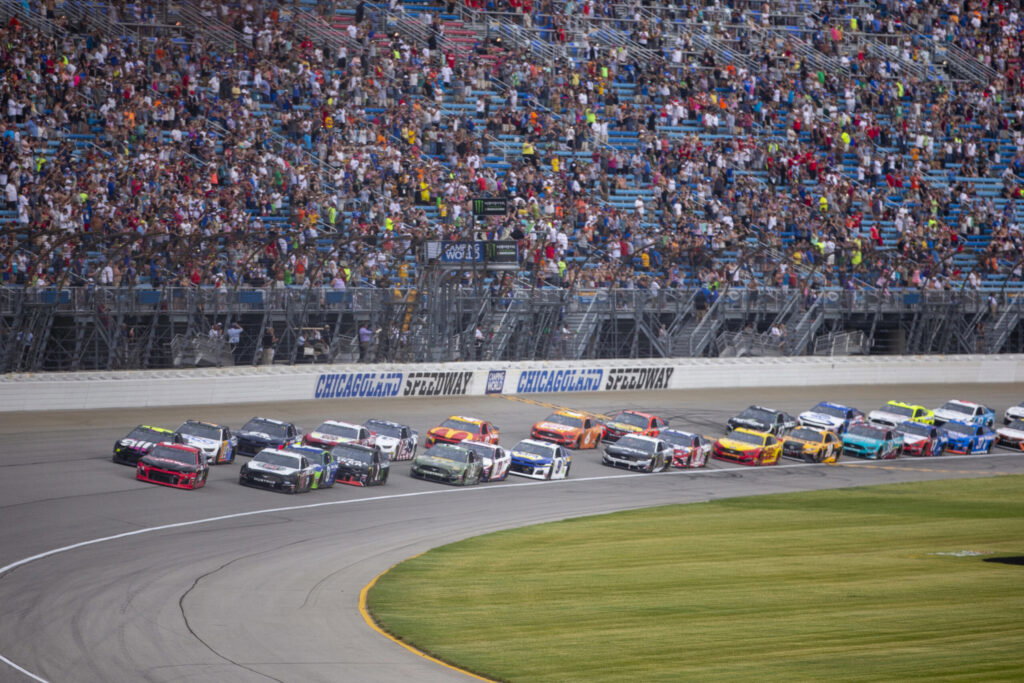 NASCAR sees Chicagoland surface echo Auto Club’s racing style return