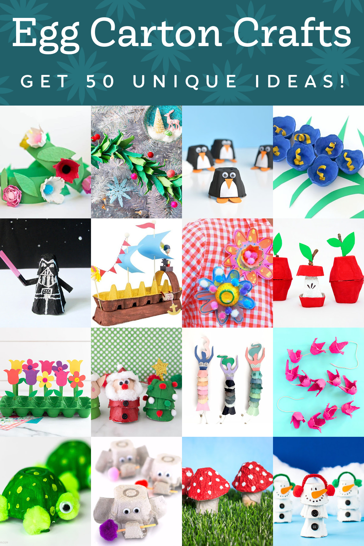 Creative play: 50 egg carton crafts that kids will love