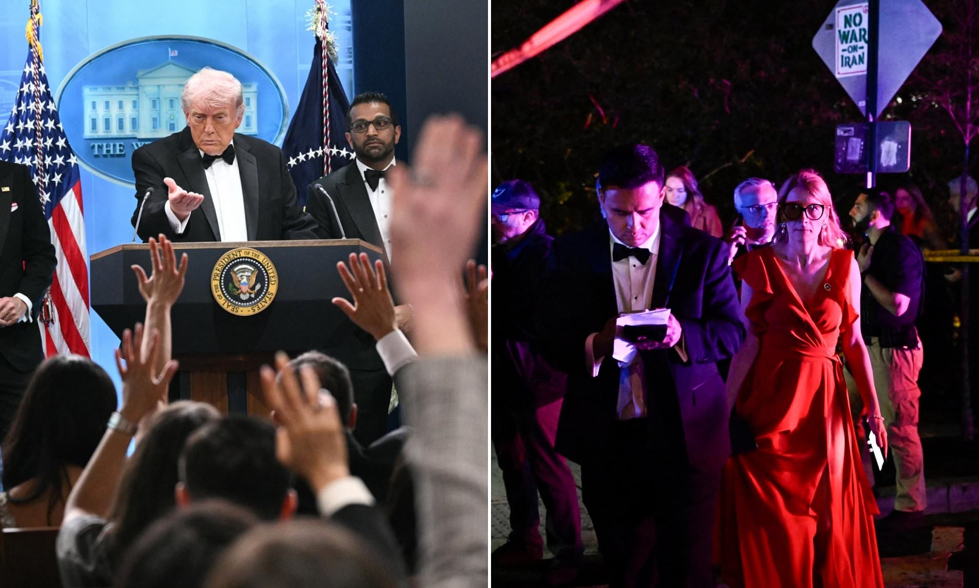 Trump's plea to Americans as he addressed shellshocked reporters ...
