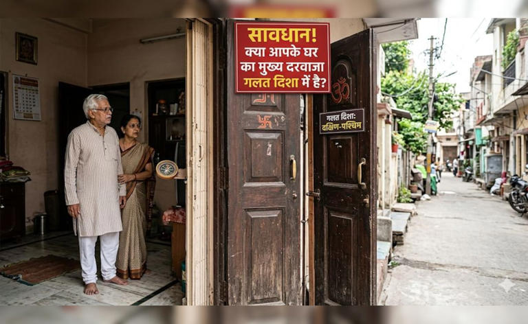 घर का मुख्य दरवाजा कहीं गलत दिशा में तो नहीं? जानिए क्या कहता है ...