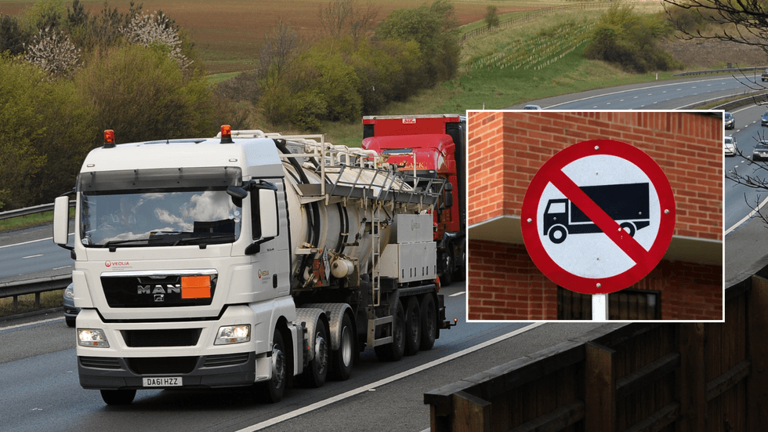 HGVs risk being banned from residential streets in major crackdown