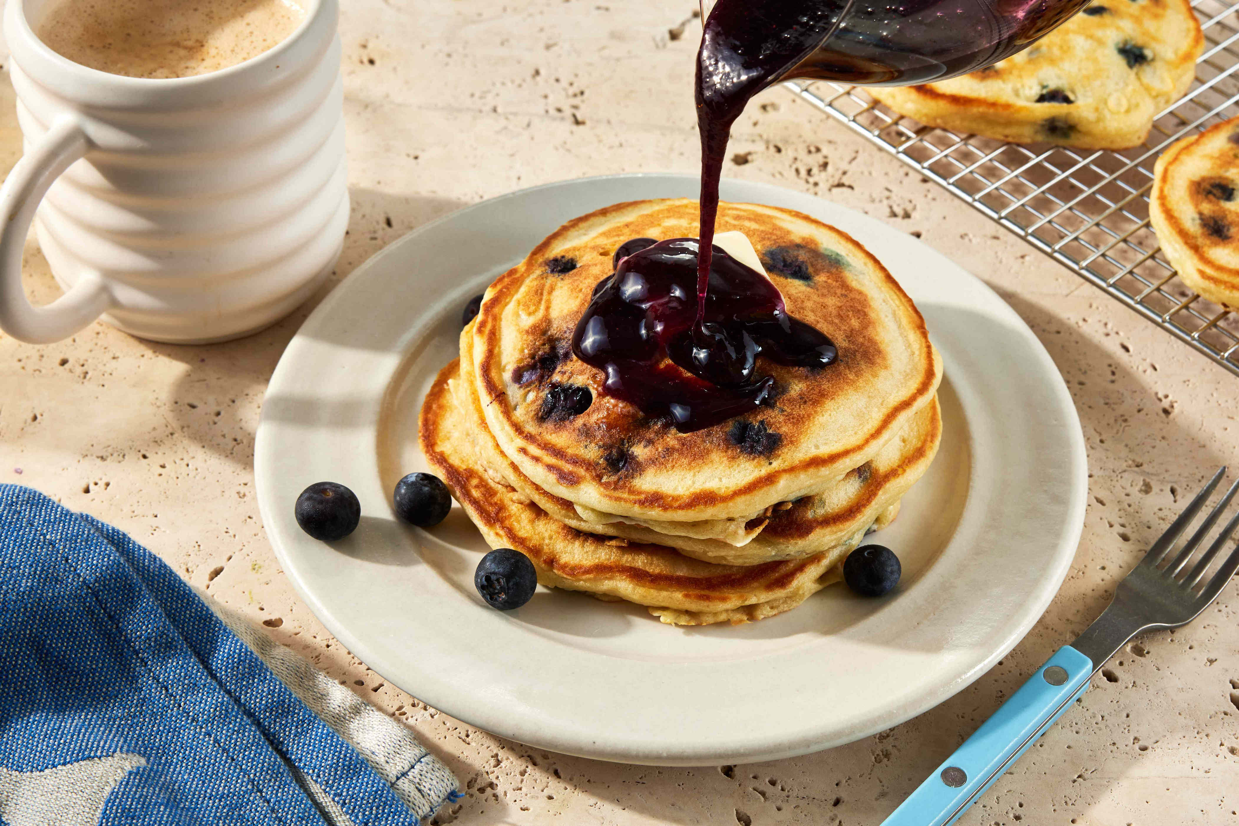 How to make pancakes in a cast-iron skillet