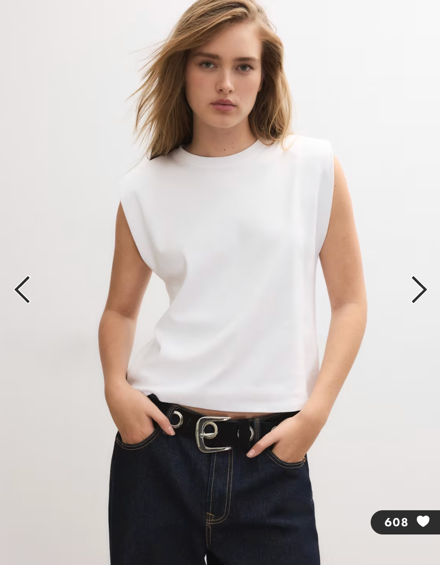 Extended shoulder tanks are an easy way to elevate basic tops, and M&S ...
