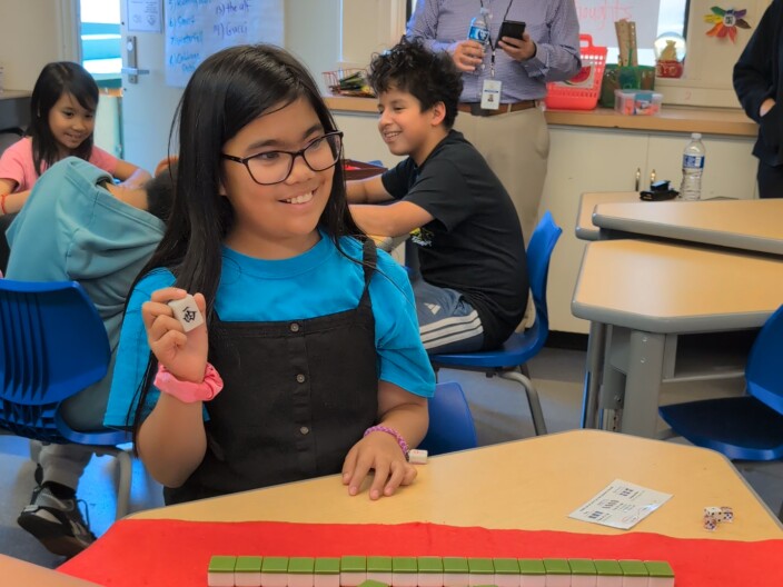 At this Monterey Park grade school, it's reading, writing and mahjong