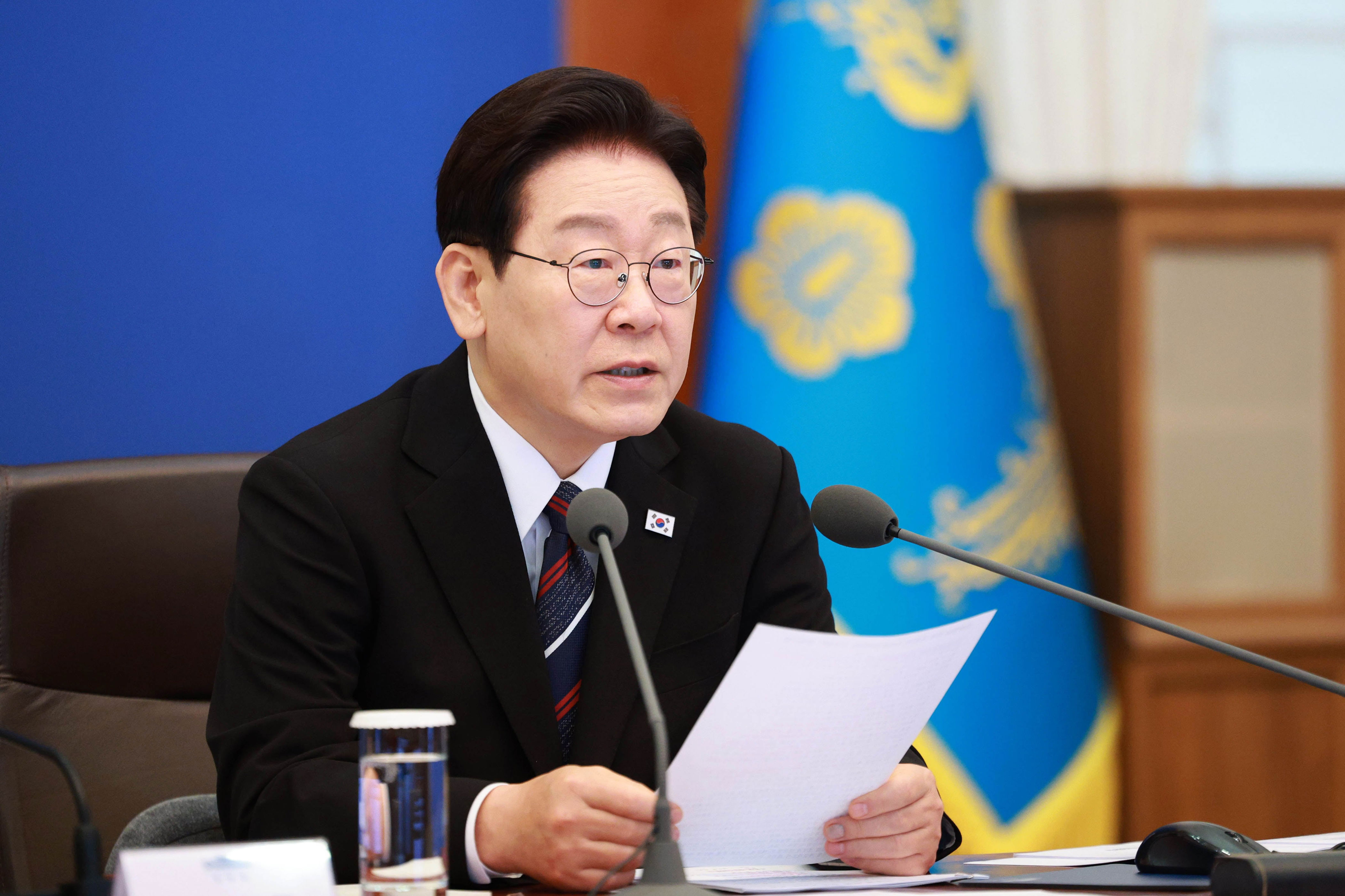 President Lee Jae Myung Denounces Shooting Democratic Threat