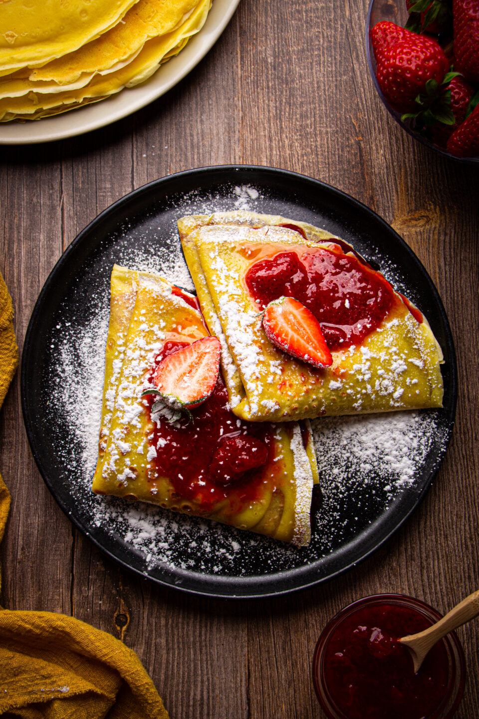 Crêpes con marmellata: la colazione più golosa che ci sia!