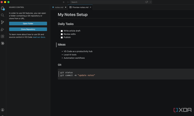 These VS Code extensions let me ditch three separate apps for notes ...
