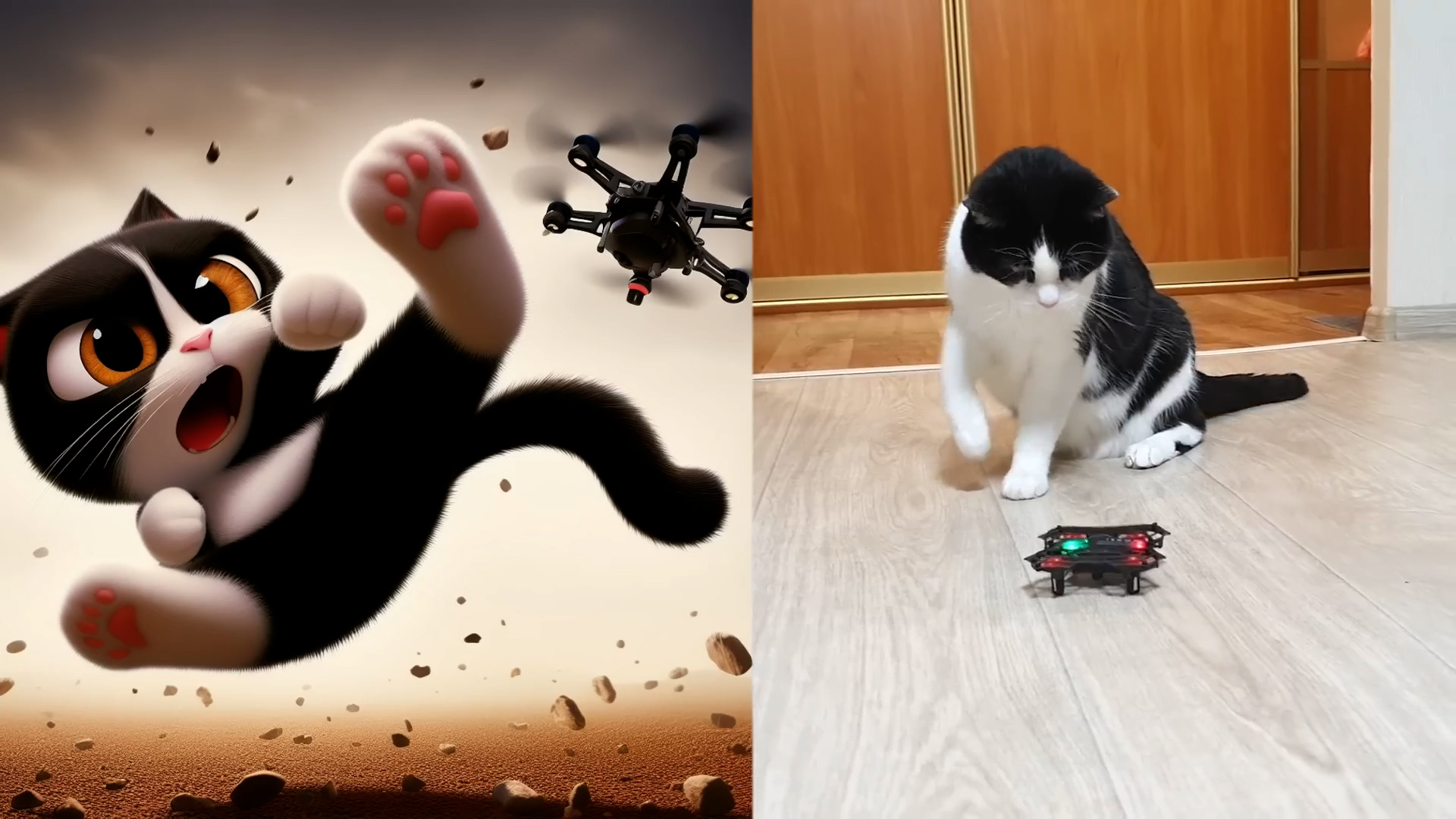 De dag dat een kat een vliegende machine ontdekte