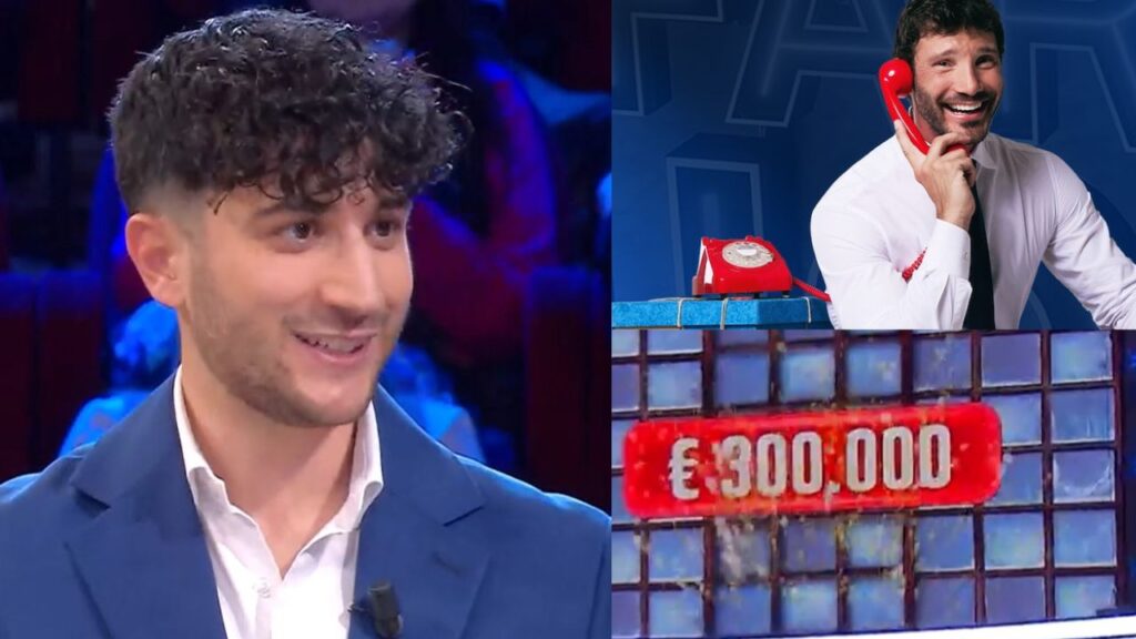 Affari tuoi 25 aprile, Tommaso gioca per un tutto o niente da brivido ...