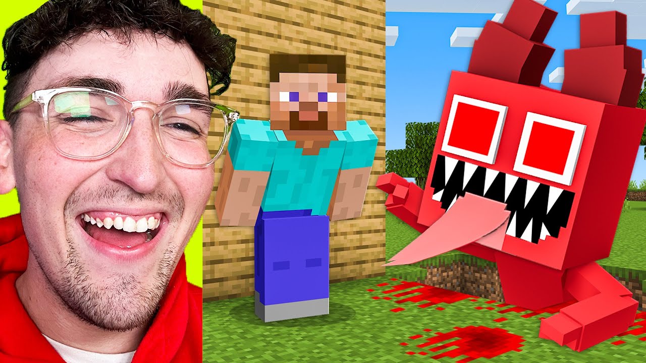 I Fooled My Friend as Rainbow Friends in Minecraft