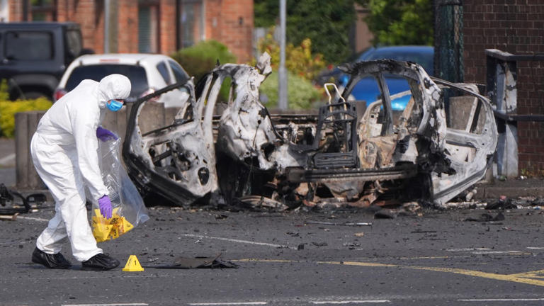 Babies among residents rushed to safety as car bomb explodes next to ...